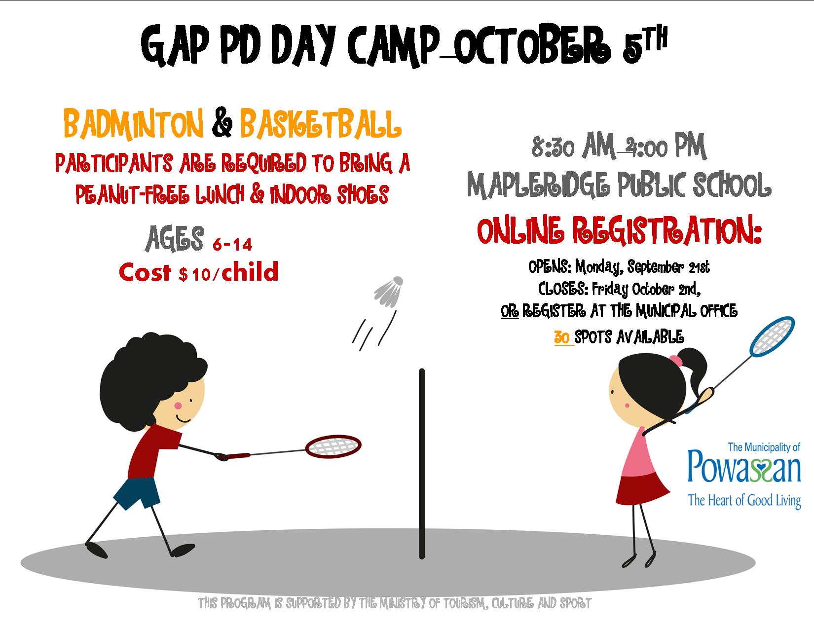 GAP PD DAY CAMP