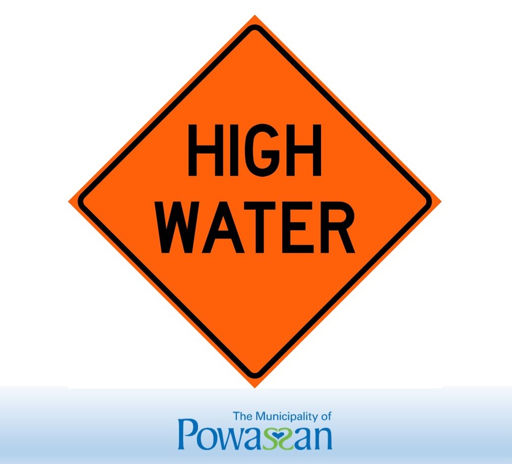 Higher water levels in the area