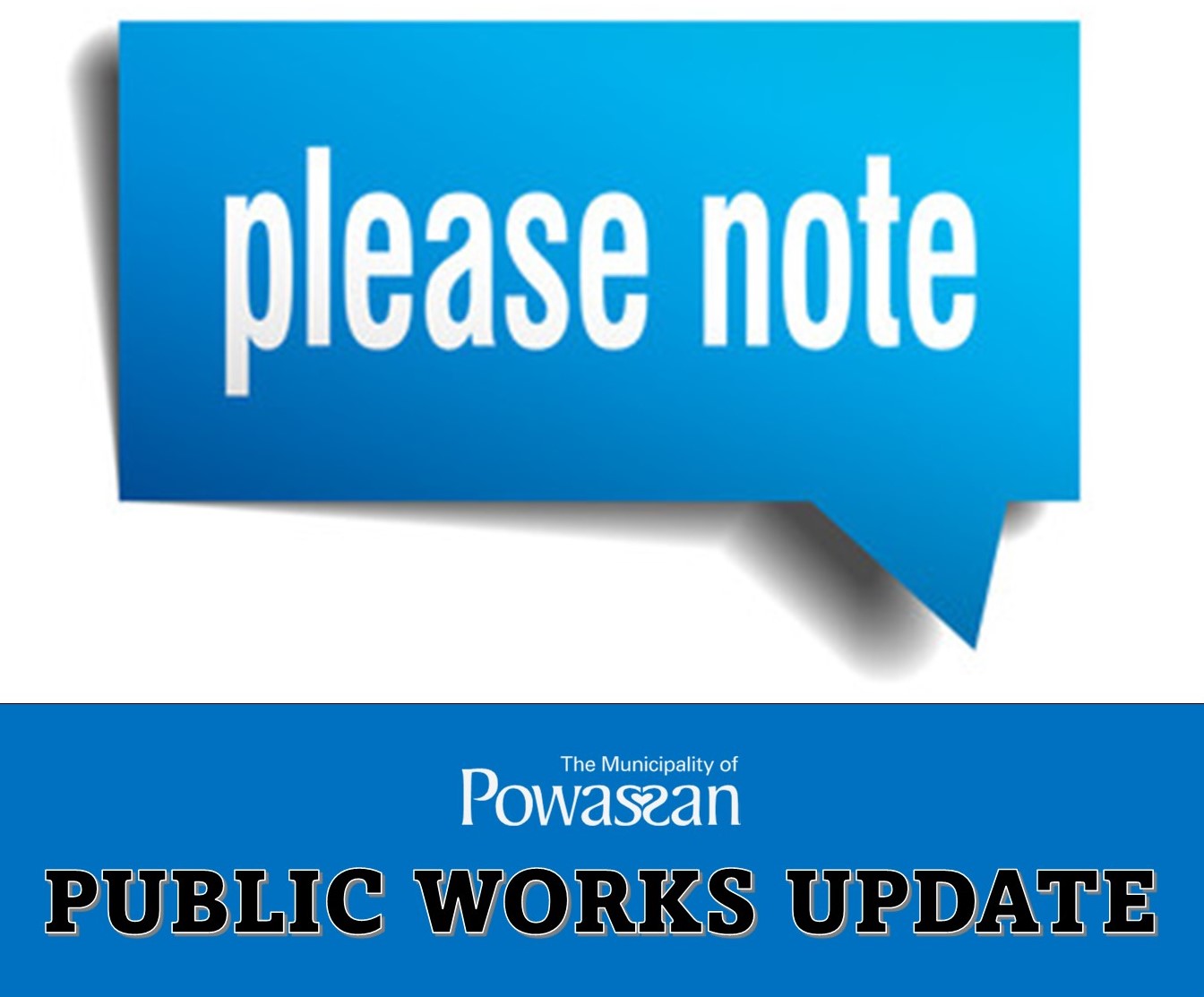 PUBLIC WORKS NOTICE