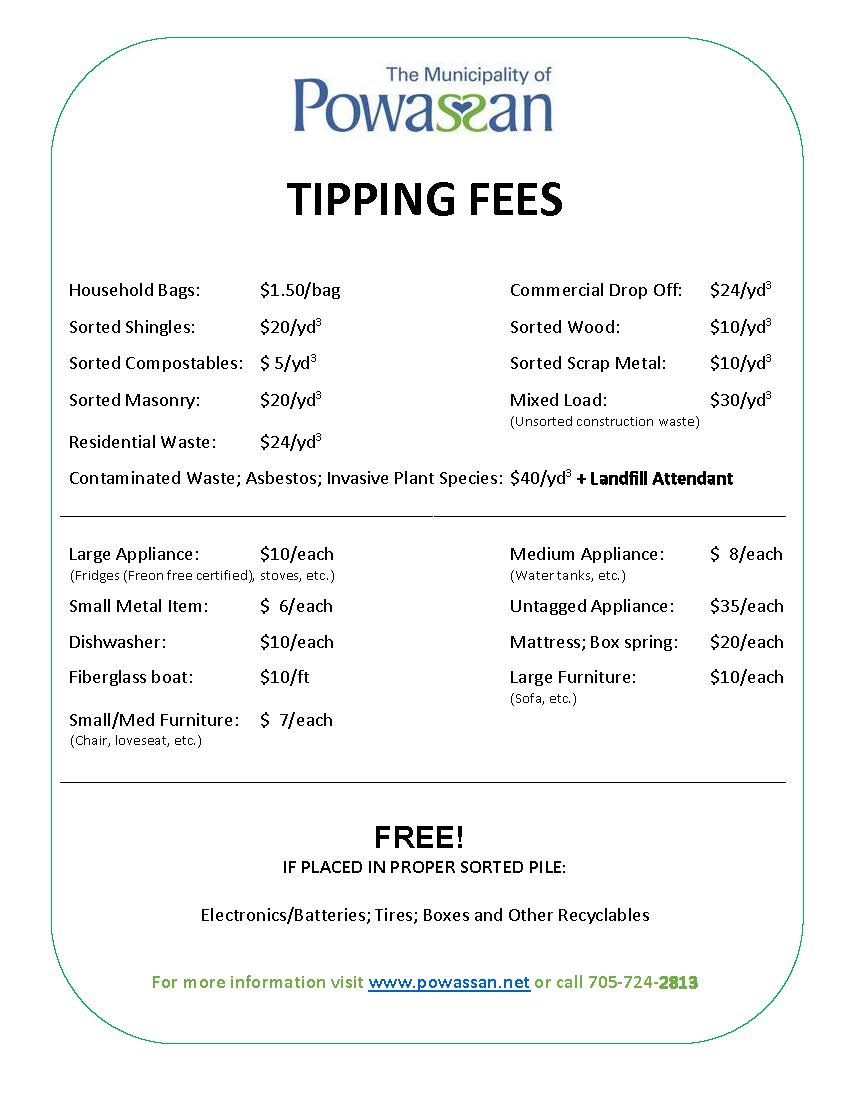 Waste Management | Municipality of Powassan